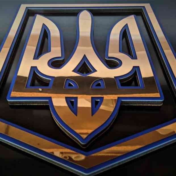 3D Тризуб Ukraine, Герб України на стіну - унікальна Новинка від Time ...